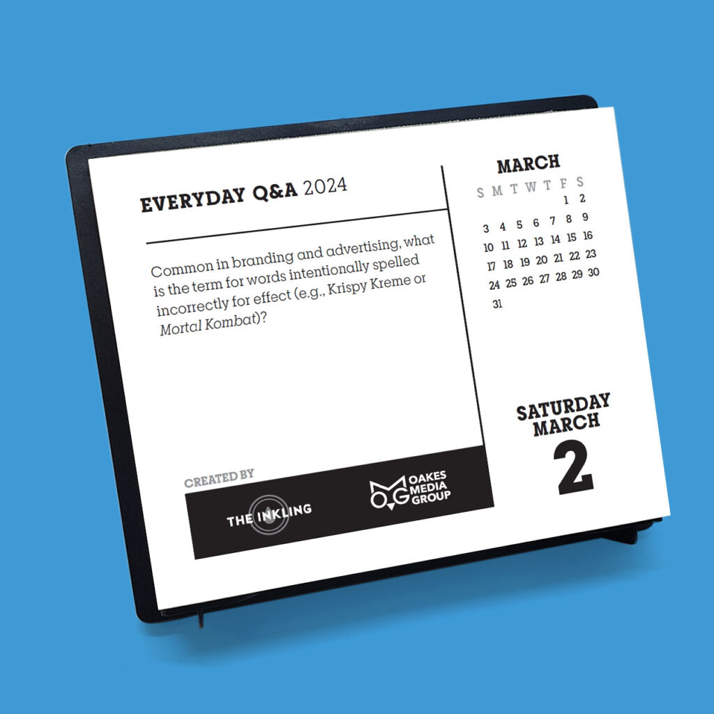 2024 Everyday Q&A Calendar | Everyday Q&A